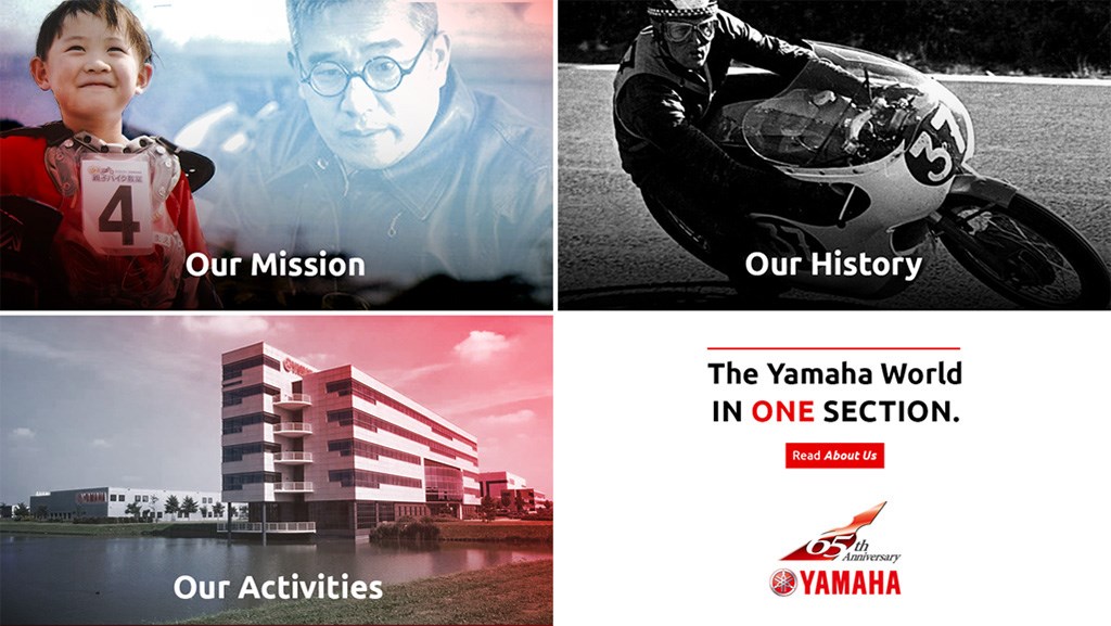 Yamaha viert 65-jarig bestaan met bijzondere sectie website | Motorfreaks