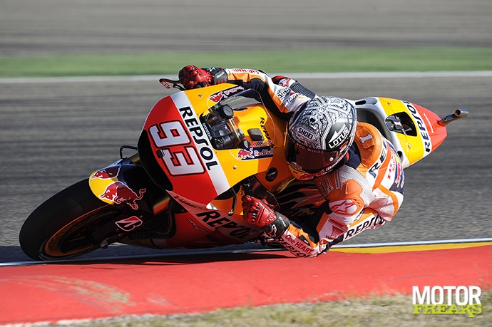 MotoGP Aragon: Marquez scoort zevende pole met ronderecord | Motorfreaks