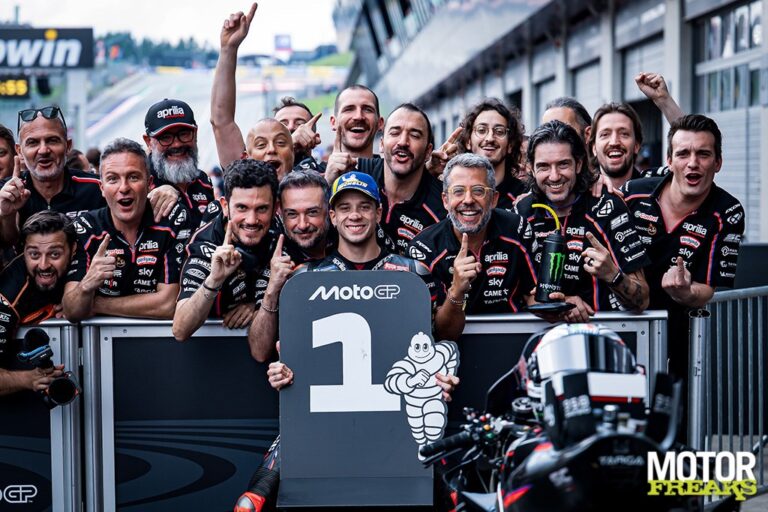 MotoGP Red Bull Ring: eerste Aprilia-pole Bezzecchi, MM93 crasht ...